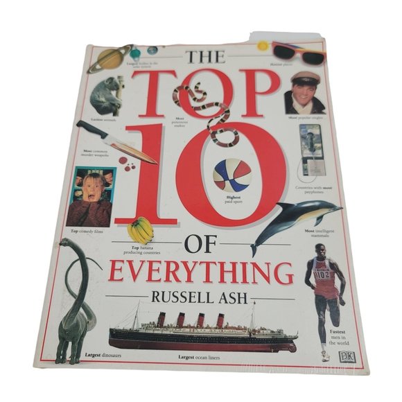 Other | Vintage 1994 The Top 1 Of Everything By Russell Ash Book | Poshmark